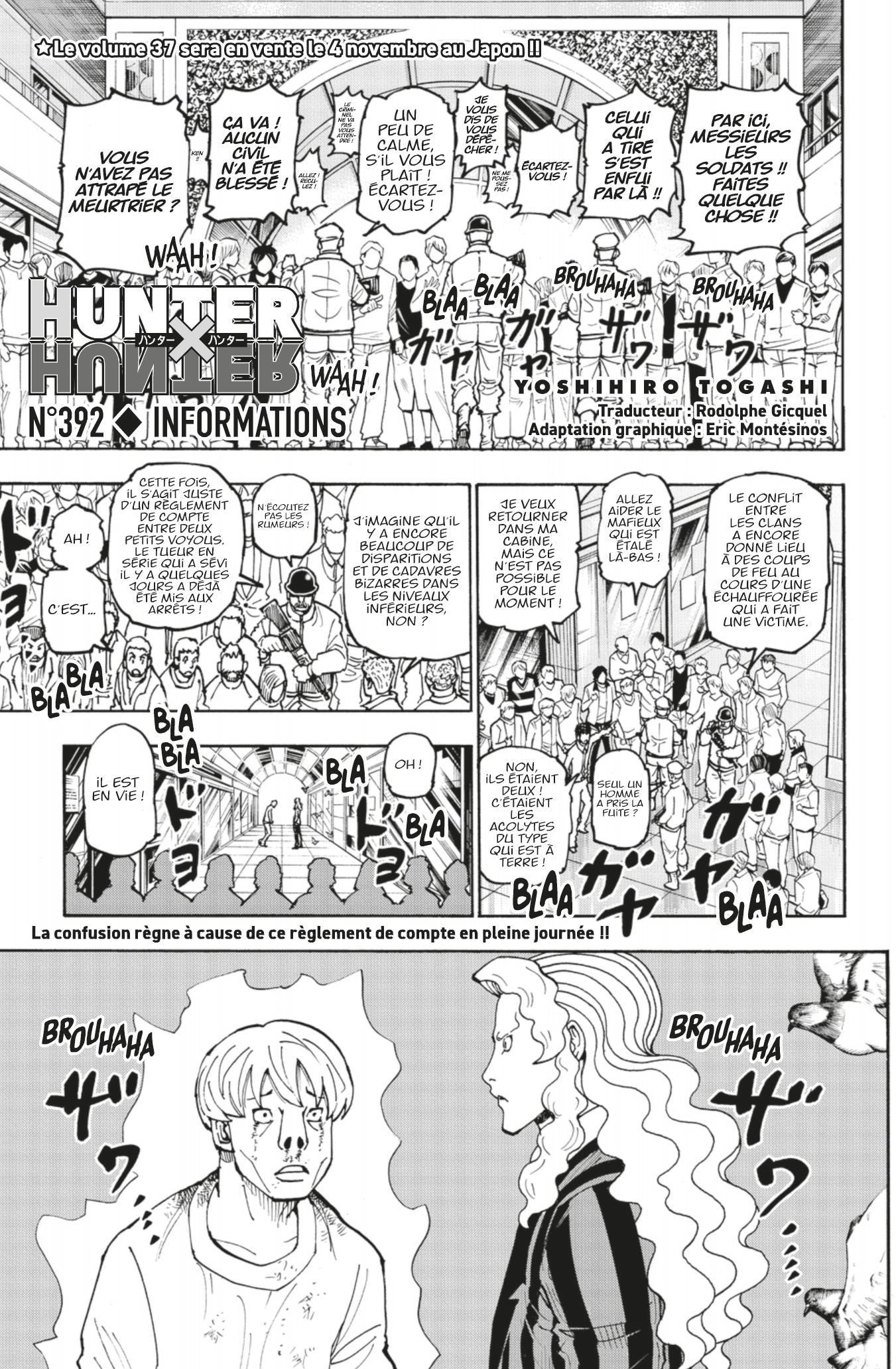 Scan Hunter X Hunter 392 VF Lecture En Ligne - Lelmanga