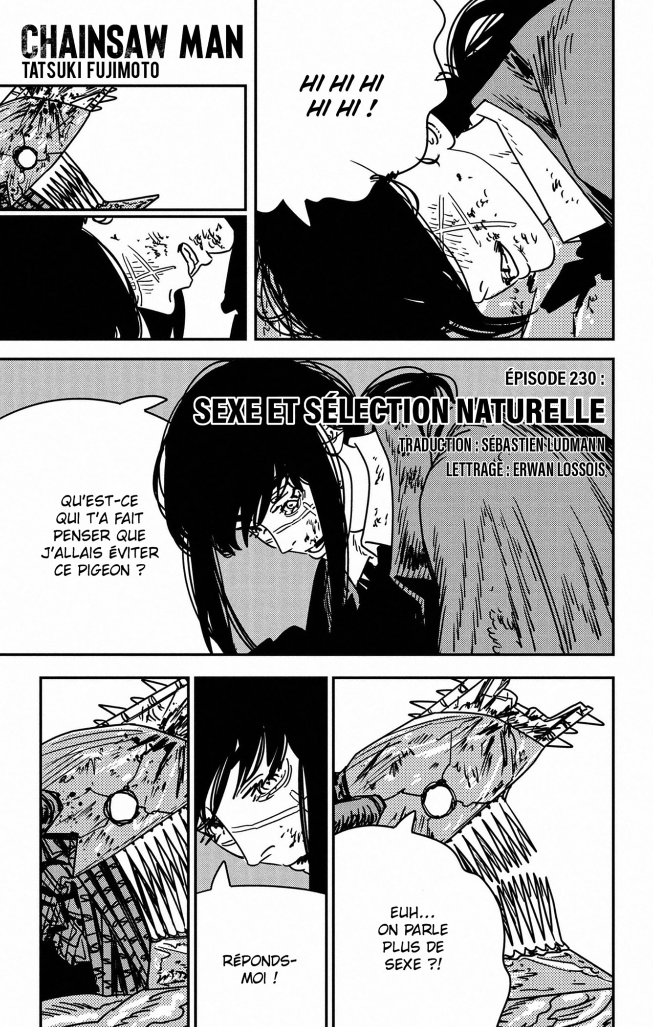 Scan Chainsaw Man 230 VF Lecture En Ligne - Lelmanga